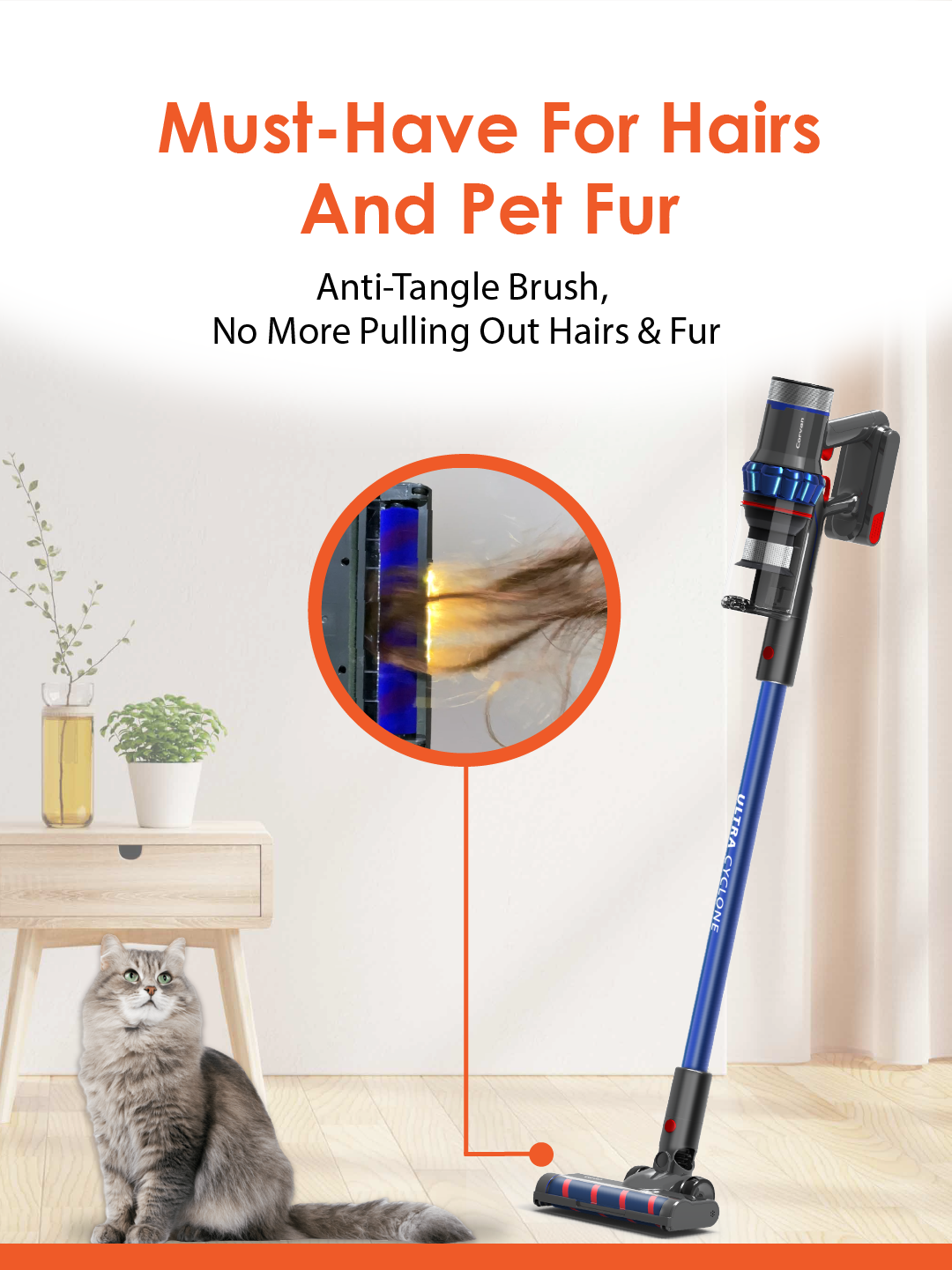 Corvan K18 2-in-1 Cordless Vacuum Cleaner & Wet Mop | Strong 201AW ...