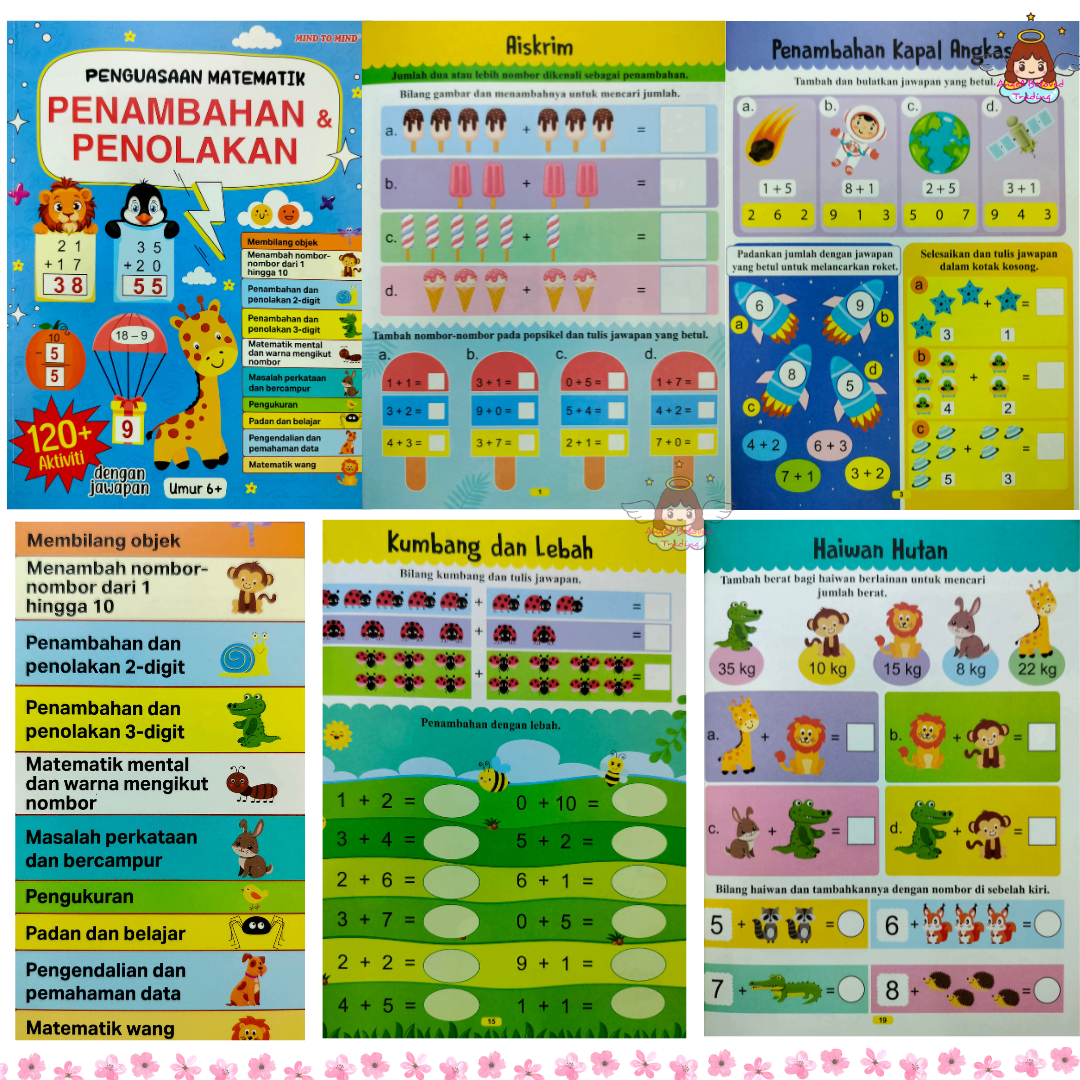 Buku Latihan Matematik Prasekolah 6 Tahun / Latihan Matematik ...