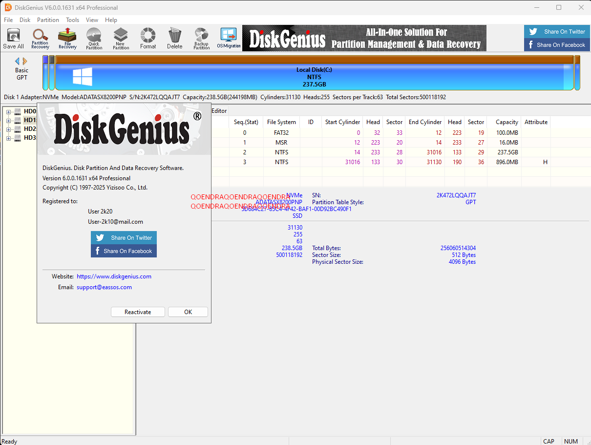 DiskGenius Professional 𝘃𝟔 | For Win 𝐀𝐜𝐭𝐢𝐯𝐚𝐭𝐞𝐝 | Shopee Malaysia