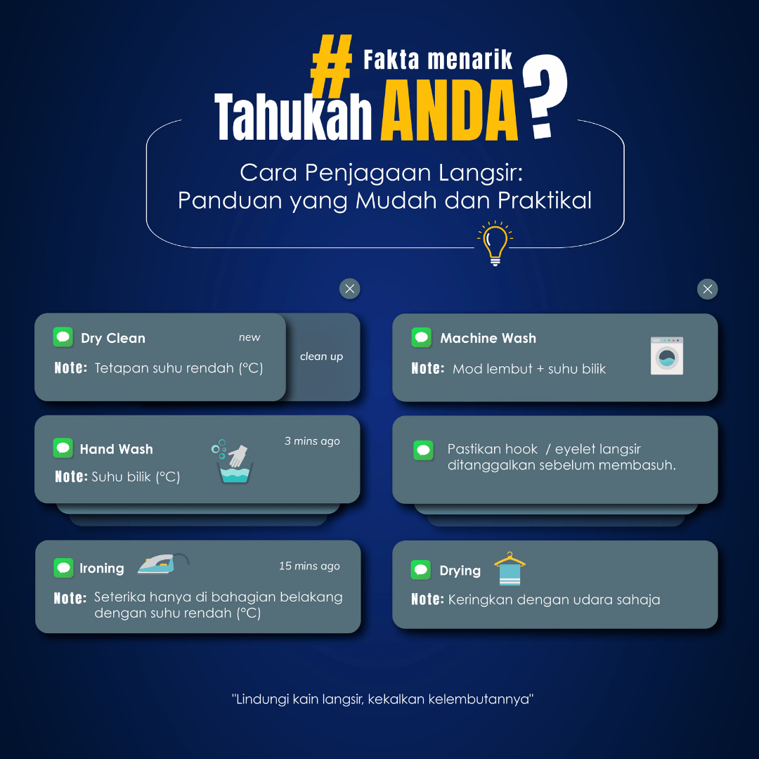 SCS.MY Yasmine Mix Blackout Curtain Window Ready Made Hook Eyelet (270cm-280cm) | Shopee Malaysia