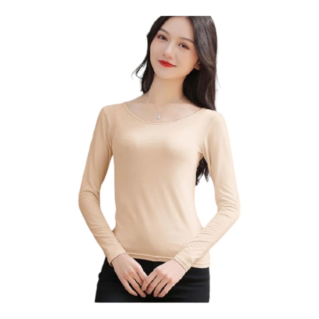 inner baju dalam S-6XL UNTIL PLUS SIZE wanita lenggan panjang long ...