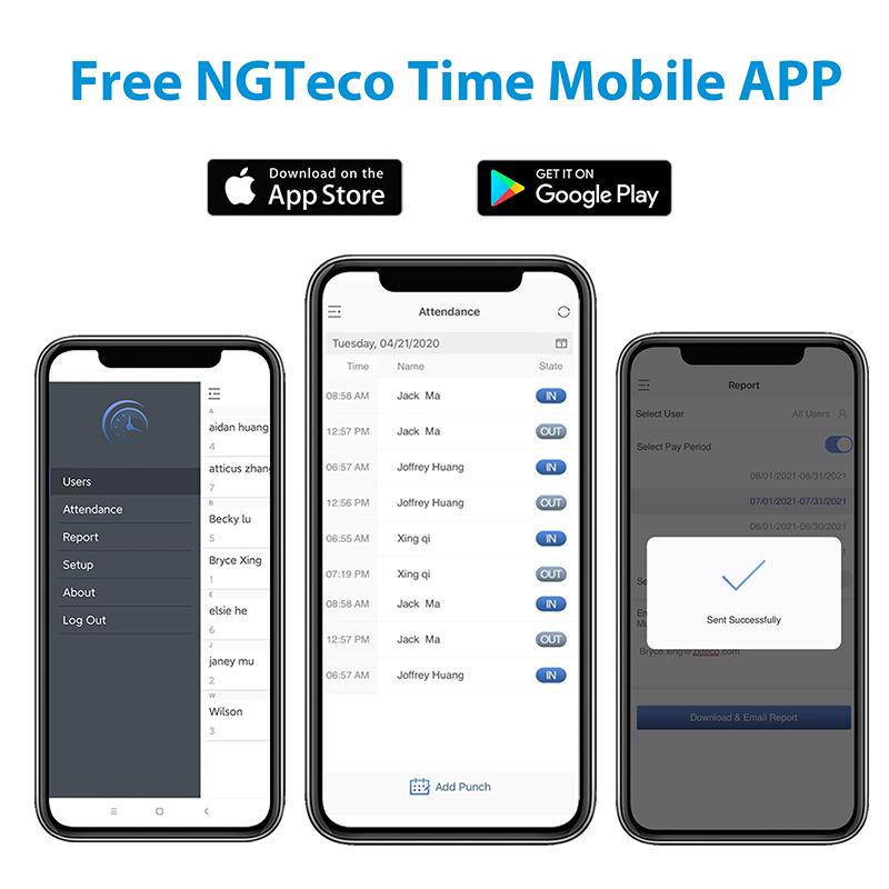 NGTeco K4 Attendance Machine Biometrics Fingerprint Time Absence ...