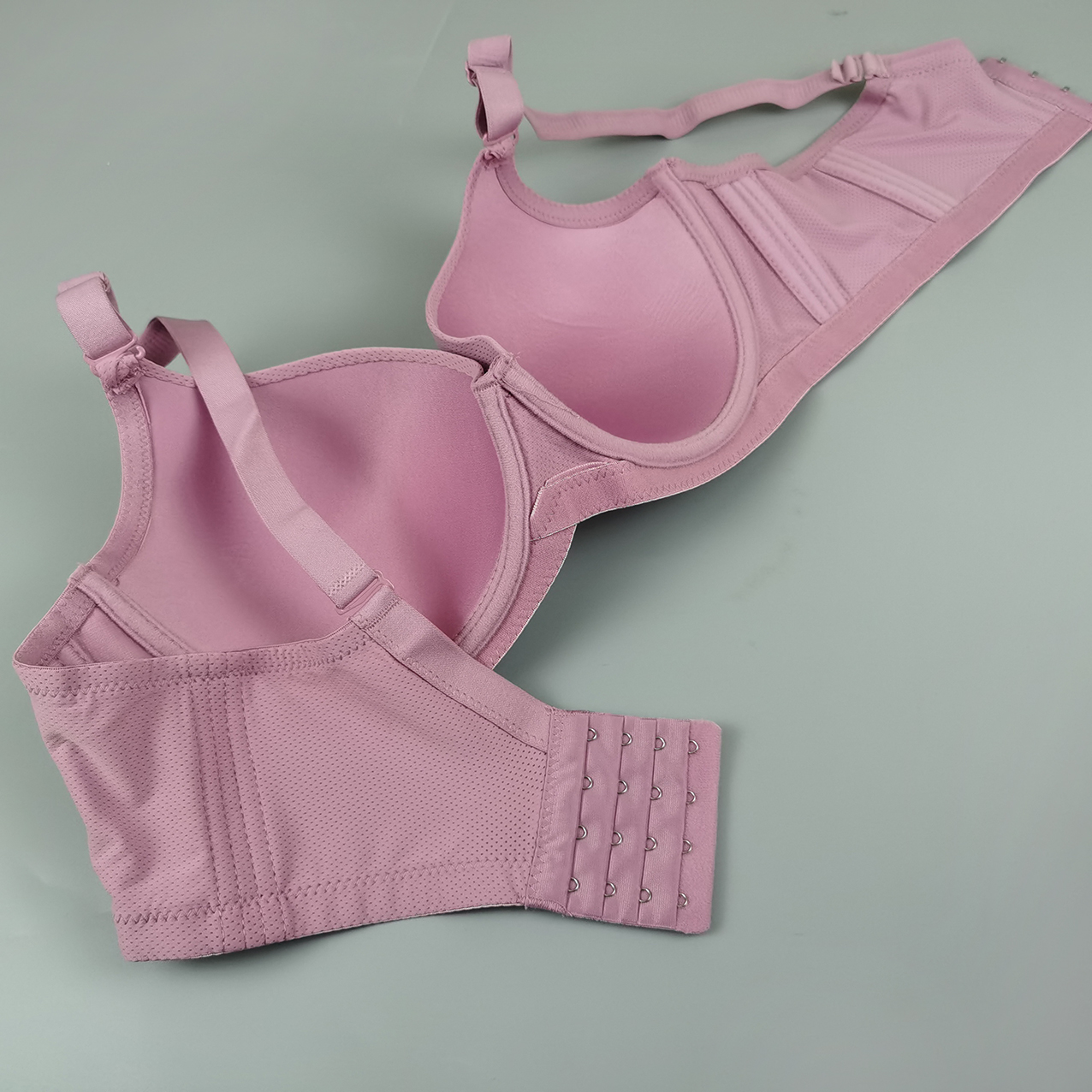 Plus Size Cup C/D #38~44 Cold Feeling Full Cover Wired Bra Plain ...