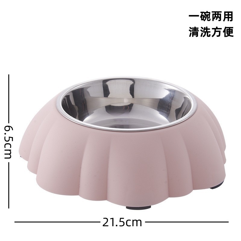 [PREMIUM] 165 Japanese Pastel Color Quality Shell Shape Pet Bowl Feeder ...