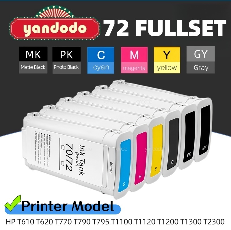 HP 72 ink Ink Cartridge with Chip Pro HP T610 T620 T770 T790 T795 T1100 ...