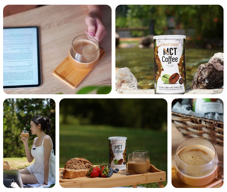 Ratusan Premix MCT Coffee Powder 300g ( Garcinia cambogia Green coffee L-carnitine for weight ...