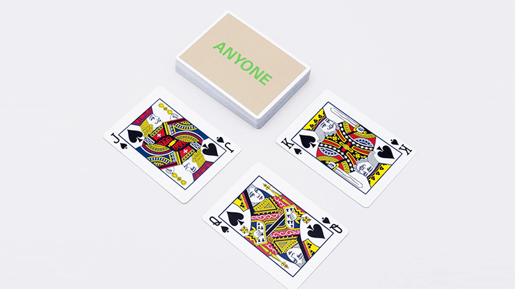 Beige/Green Cap Logo ANYONE Playing Cards | Shopee Malaysia
