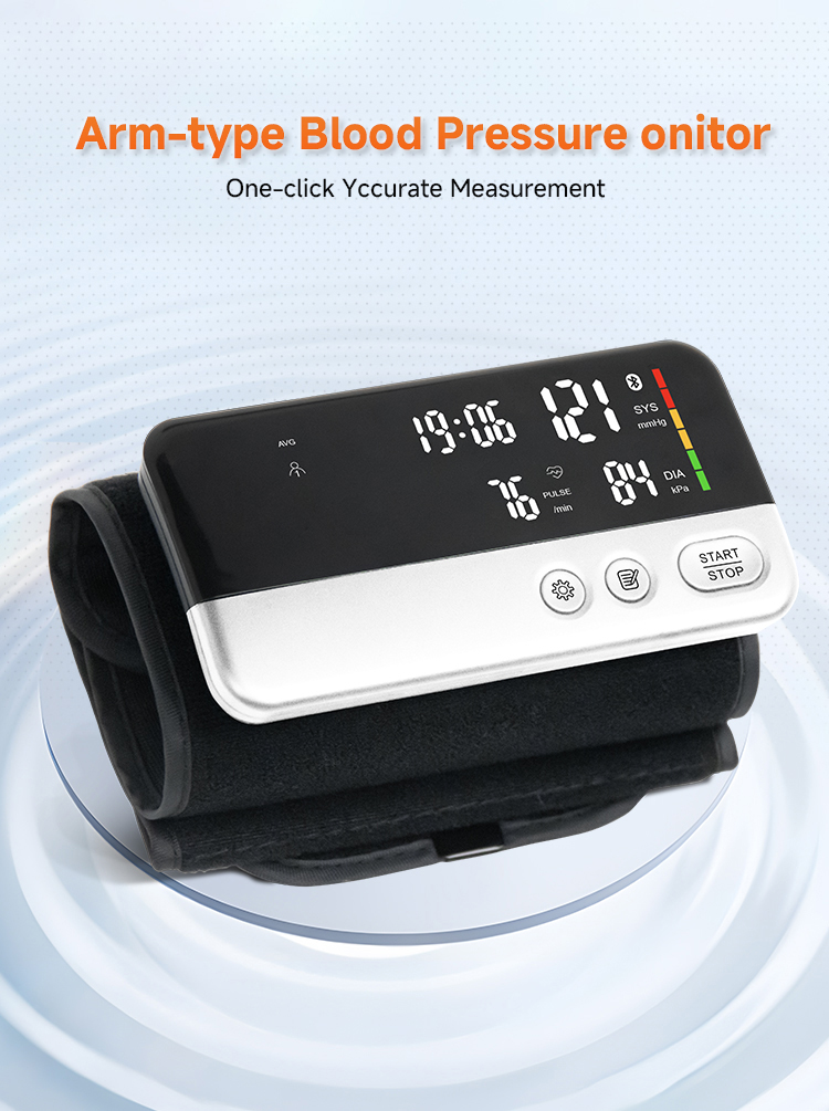 Lepu Medical Bluetooth Wireless APP Rechargeable Upper Arm Blood ...