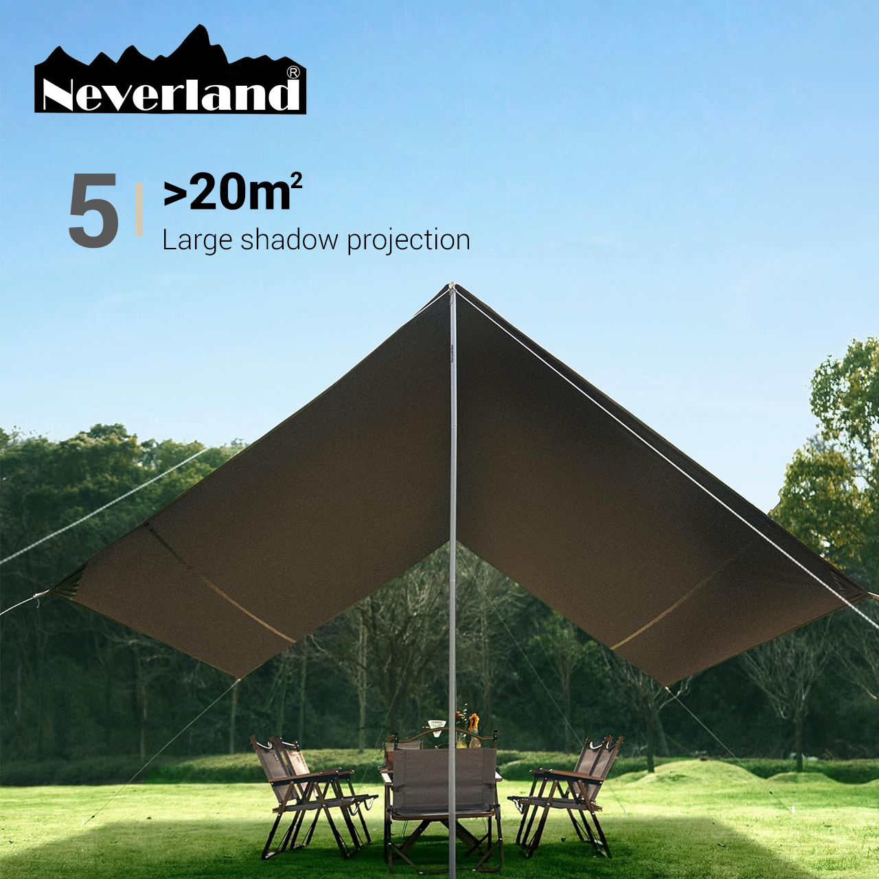 Flysheet Ground Sheet Camping Tent Waterproof Lightweight Khemah Alas ...