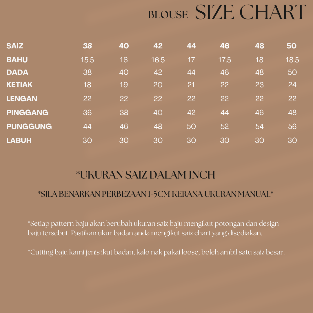 [Dpretty]Saiz38-50(M-5XL)Baju Blaus Wanita(60013) Lengan Panjang Corak Bunga Saiz Besar Senang ...