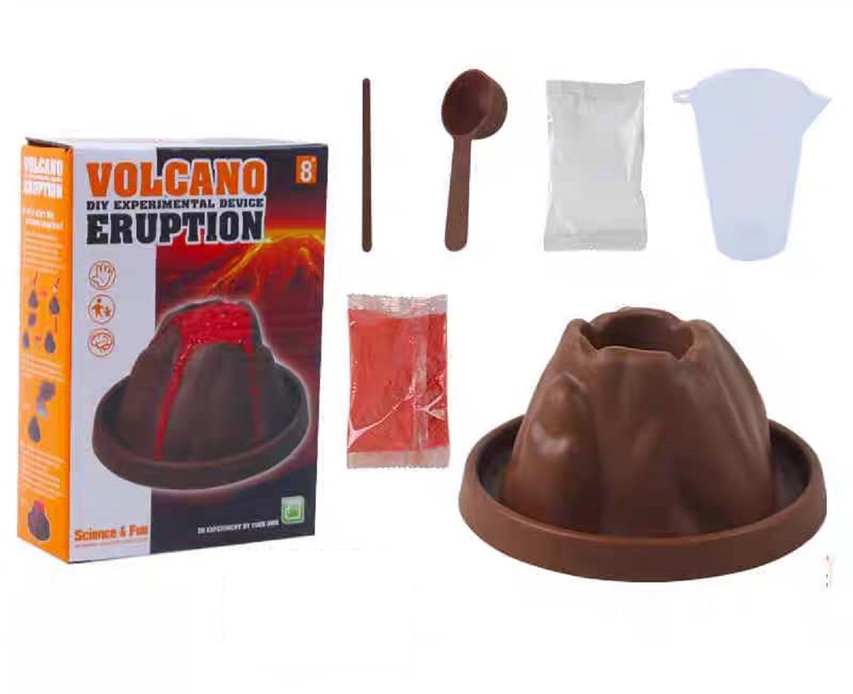 DIY Volcano Eruption Snow Mountain Science Toy For Kid STEM Early ...