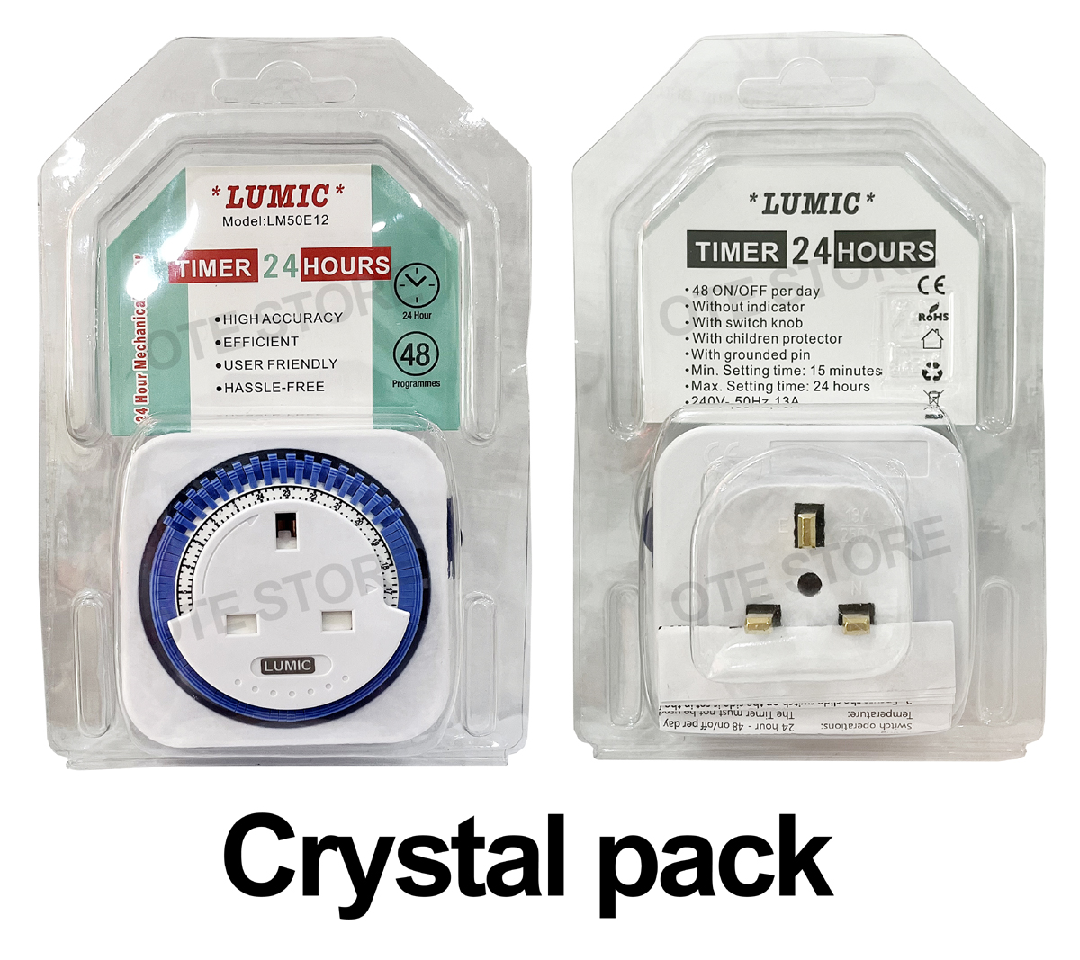 LUMIC LM50E12 13A ANALOGUE PLUG IN TIMER 24 HOURS | Shopee Malaysia