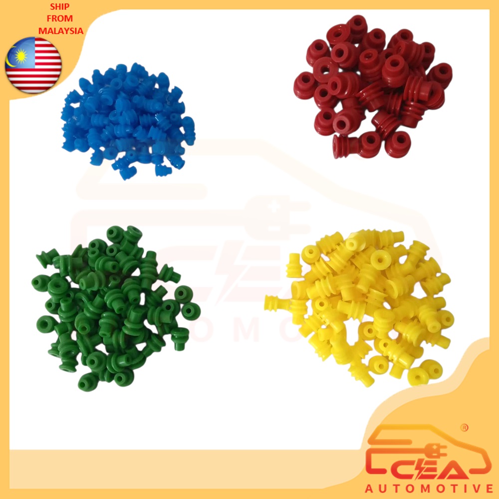 1 PACK 10 PCS 100 PCS AUTO WIRE CONNECTOR RUBBER SEAL WATERPROOF ...