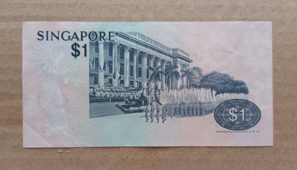 1 Dollar Singapore Old Banknote (Bird Series) | Shopee Malaysia