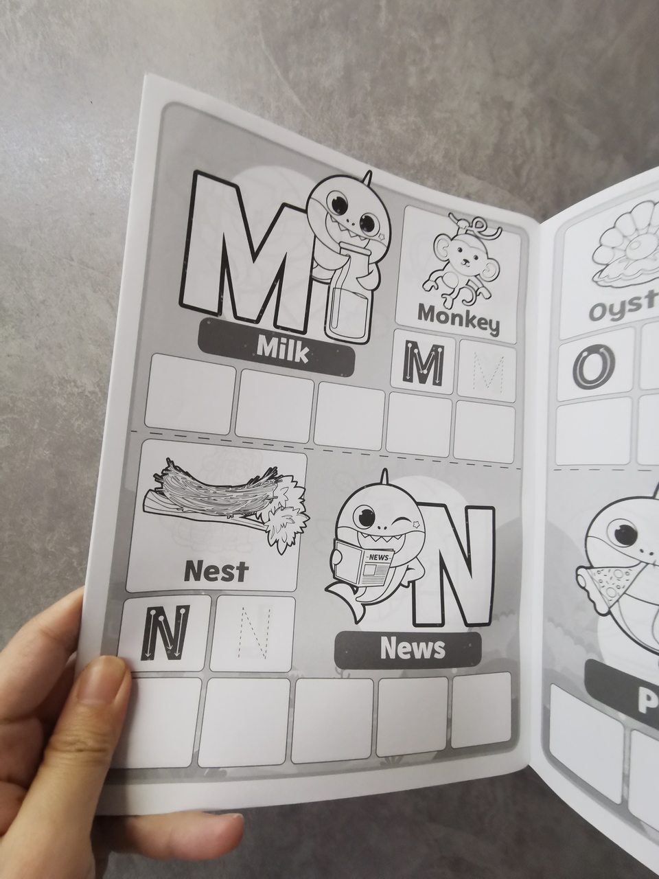 Puffy.co Pink Fong Baby Shark Fun With Learning ABC With Colouring ...