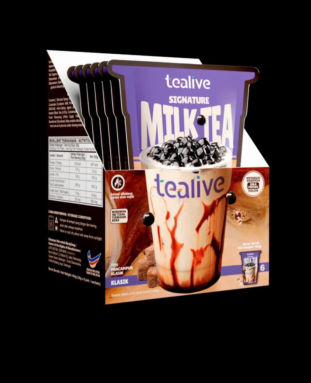 Tealive 3in1/ Instant Drinks(Tea, Coffee & Chocolate/Kopi, Teh & Coklat ...