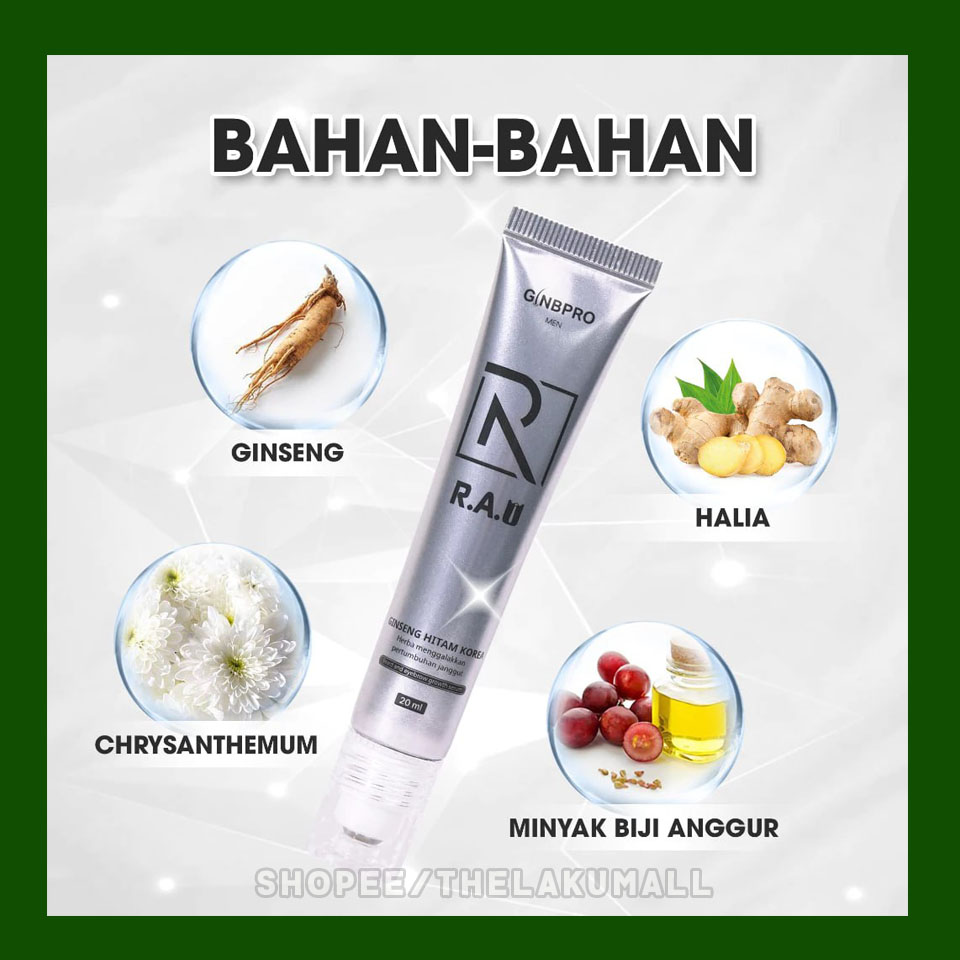 Ginb Pro Serum Pertumbuhan Janggut, Jambang & Misai RauMen Ginb Pro ...