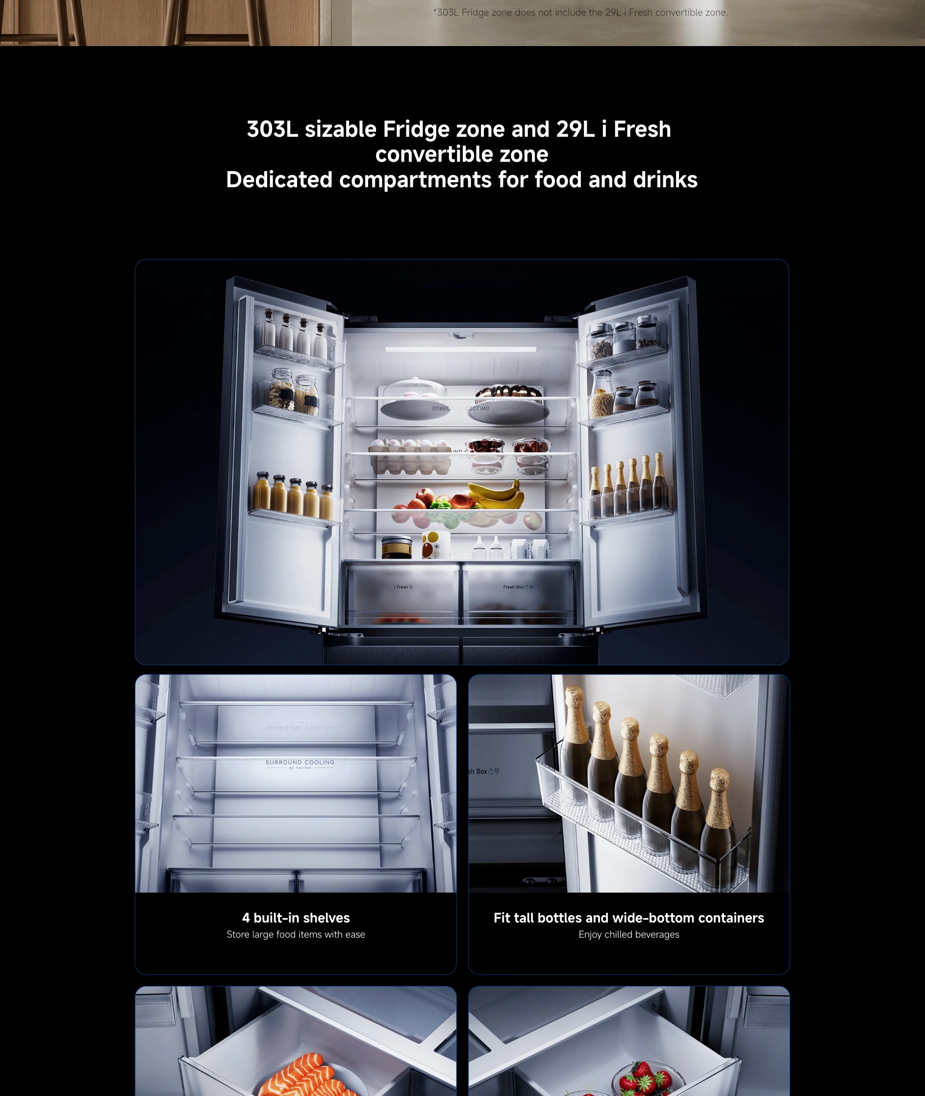 Mijia Refrigerator Cross Door 510L (Gross Capacity 587L) | Dual ...