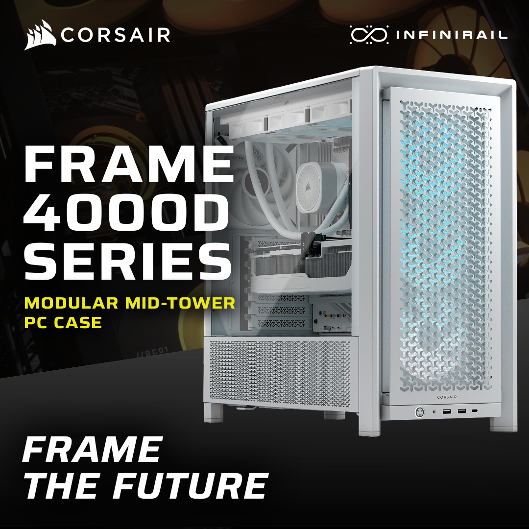 CORSAIR Frame 4000D RS Modular Mid-Tower PC Case | Shopee Malaysia