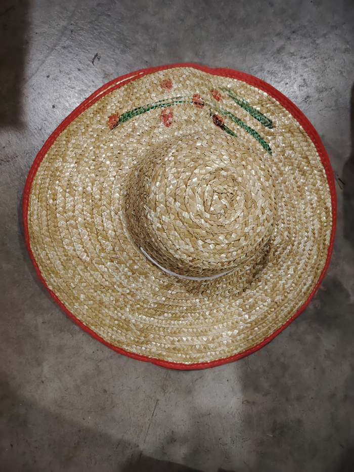 Topi Jerami Topi Padi Kampung Besar Topi Mengkuang Besar 草帽 | Shopee ...