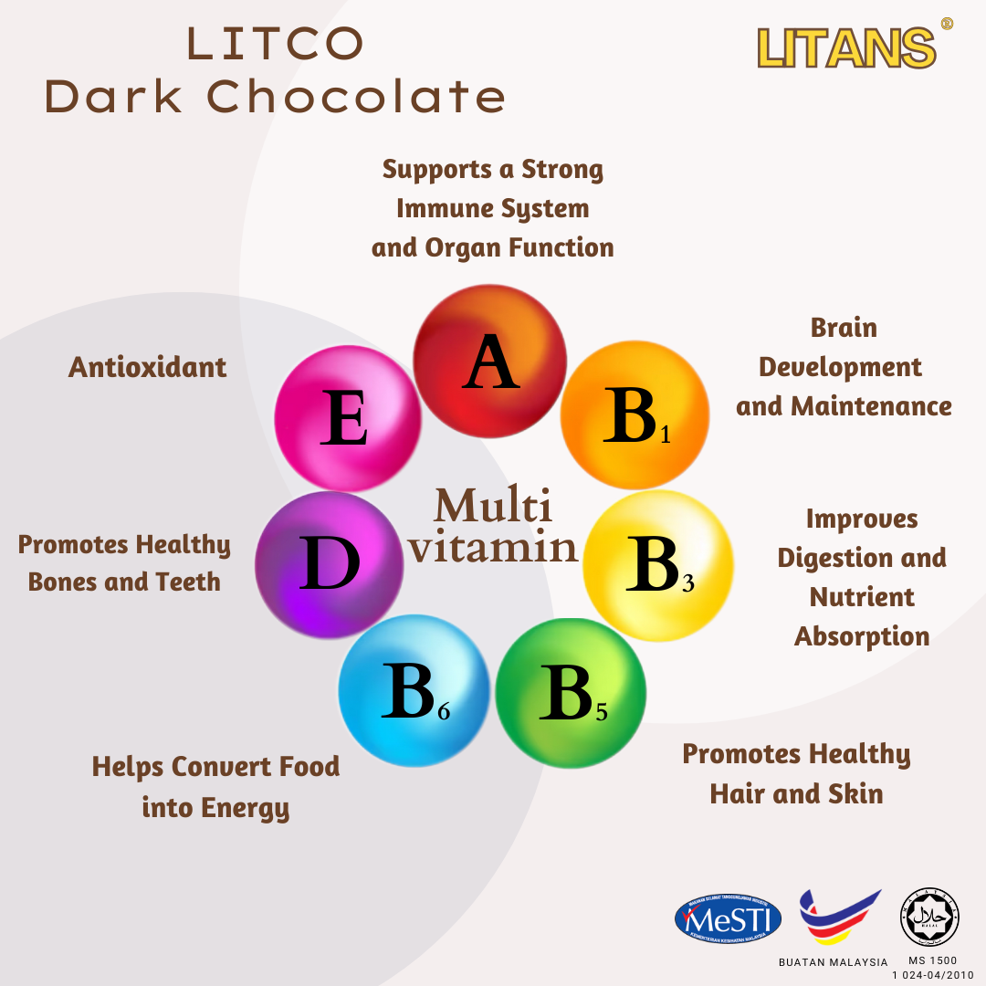 LITANS Dark Chocolate Nutritious Malted Drink / Minuman Malt Berkhasiat ...