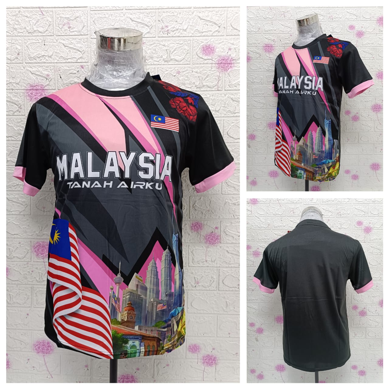 [SAIZ S-XL] PELBAGAI JENIS CORAK BAJU JERSI MERDEKA DEWASA LENGAN ...