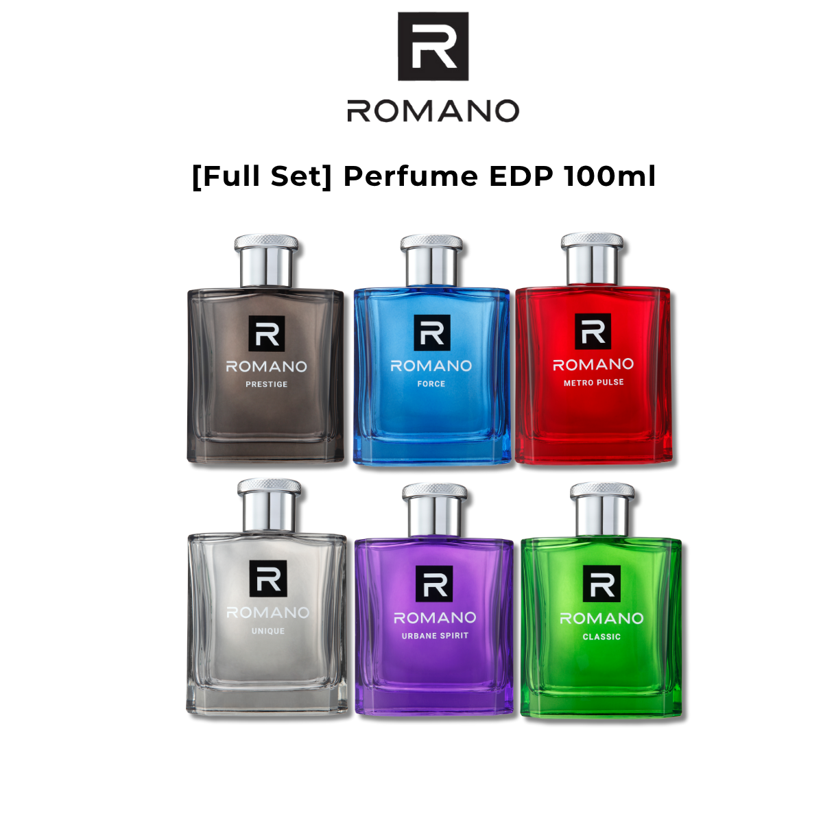 [Full Set] Romano EDP Perfume 100ml | Prestige | Force | Metro Pulse ...