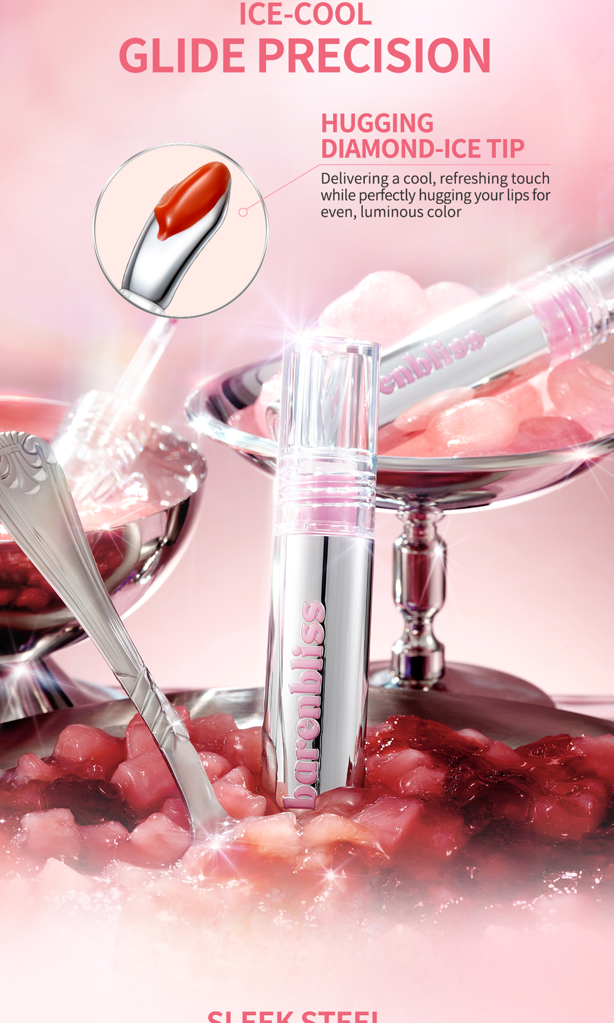 [HOT] BNB barenbliss Peach Makes Perfect Steel Lip Tint (3g) Glossy Lip ...