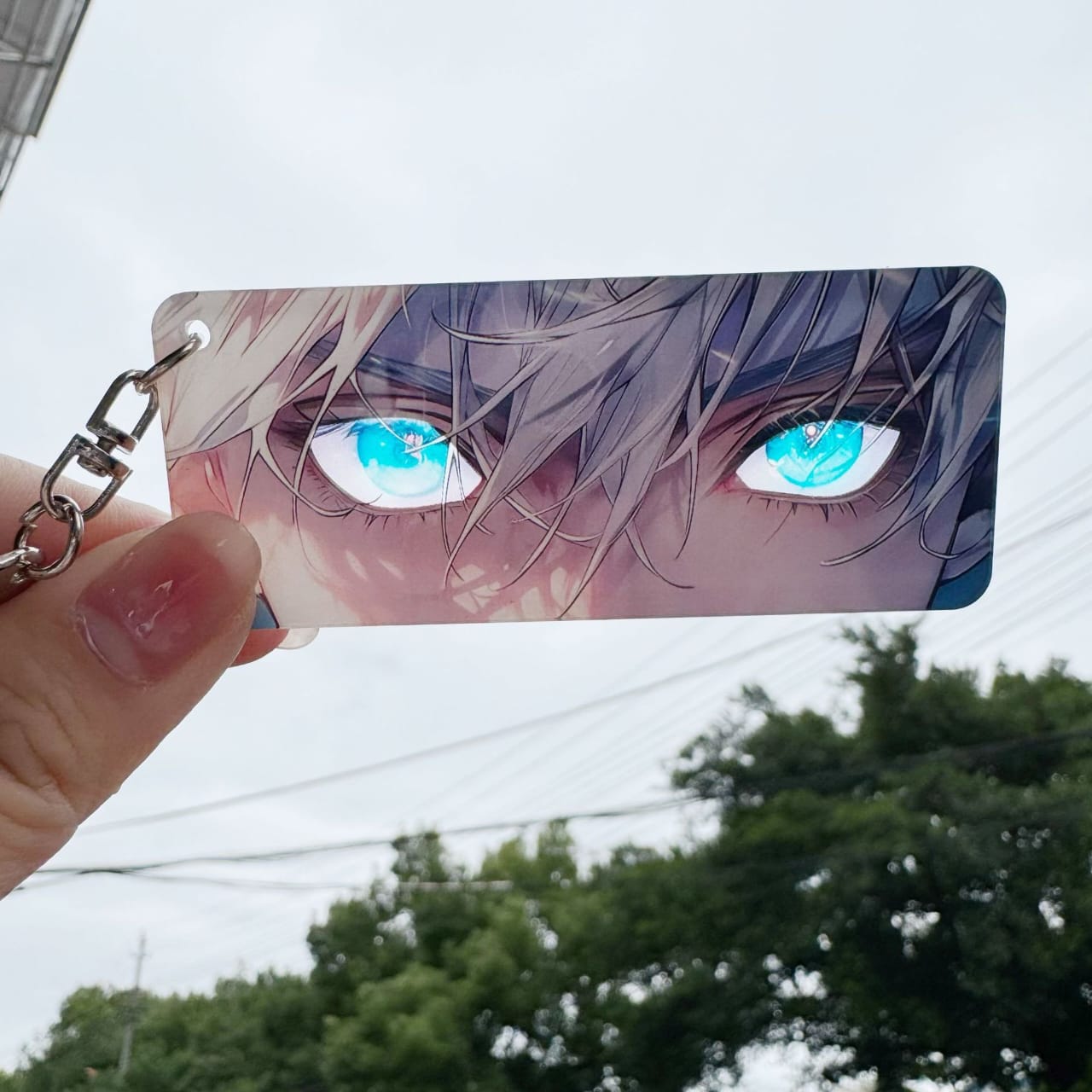 Jujutsu Kaisen Gojo Satoru Anime Laser Glowing Eye Design Acrylic ...