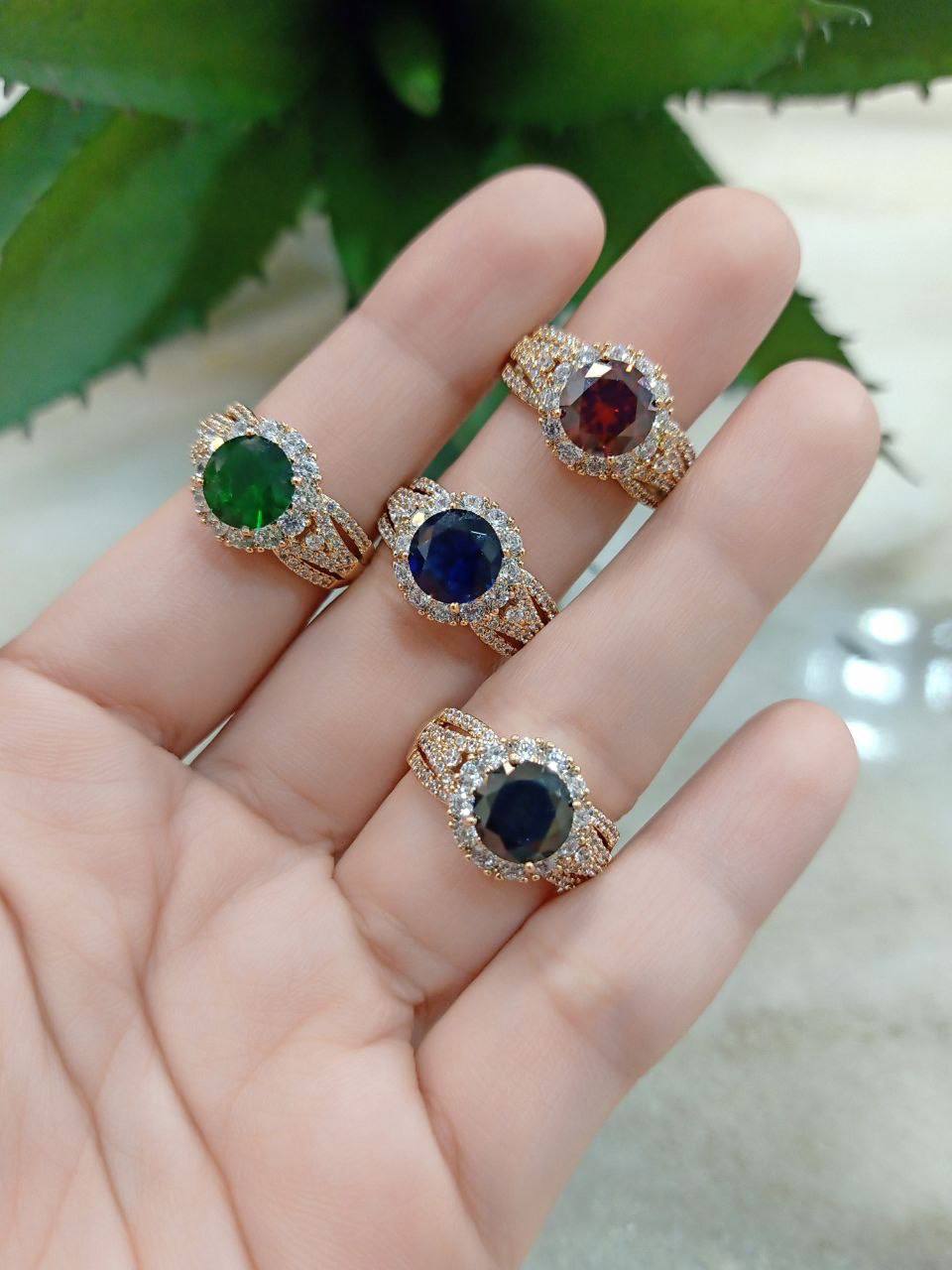 Cincin Batu Zirconia Emas Suasa 18K (Ready Stock) | Shopee Malaysia