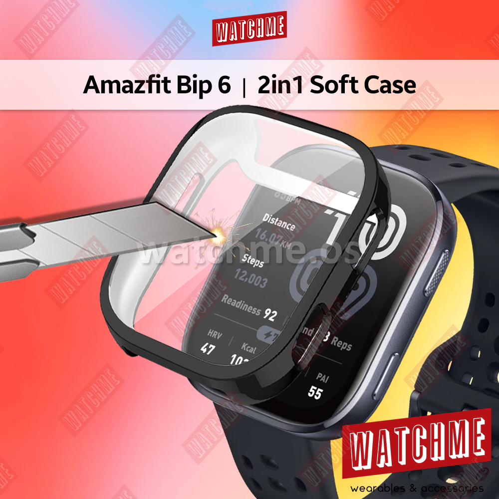 Amazfit Bip 6 Protector Case, 2in1 Soft Casing With Screen Cover (for ...