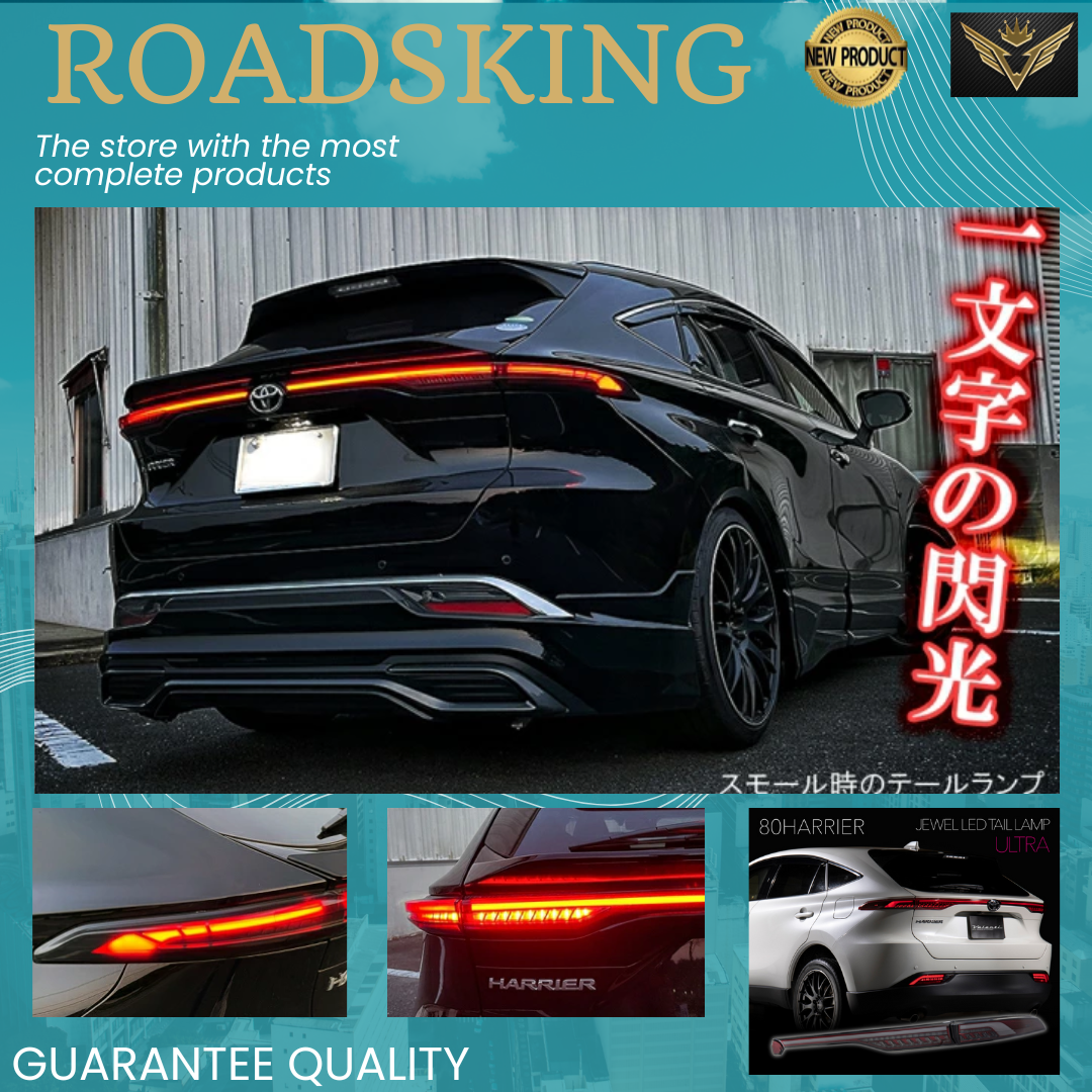 TOYOTA HARRIER XU80 REAR BUMPER TAIL LAMP BRAKE LIGHT DYNAMIC GARISH ...