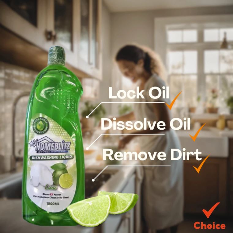 HomeBlitz Dishwashing 1L dishwash Oil Removal Dishwashing Liquid ...