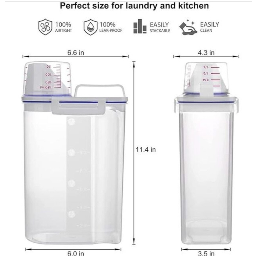 Kitchen Food Dispenser Container 2.5L, Cereal & Dry Food Storage ...