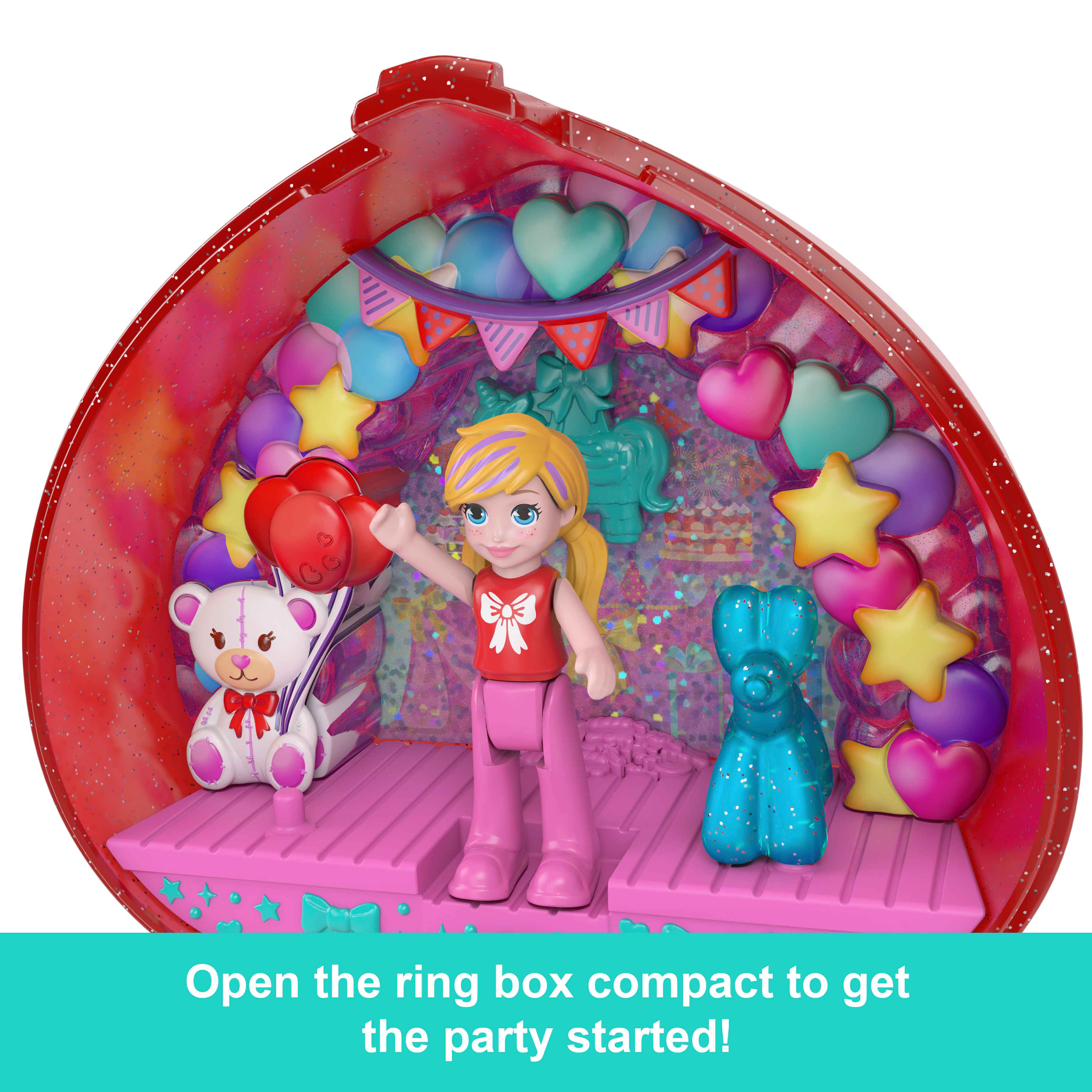Polly Pocket Mattel 80th Ruby Red Ring Box (JGK21) | Shopee Malaysia