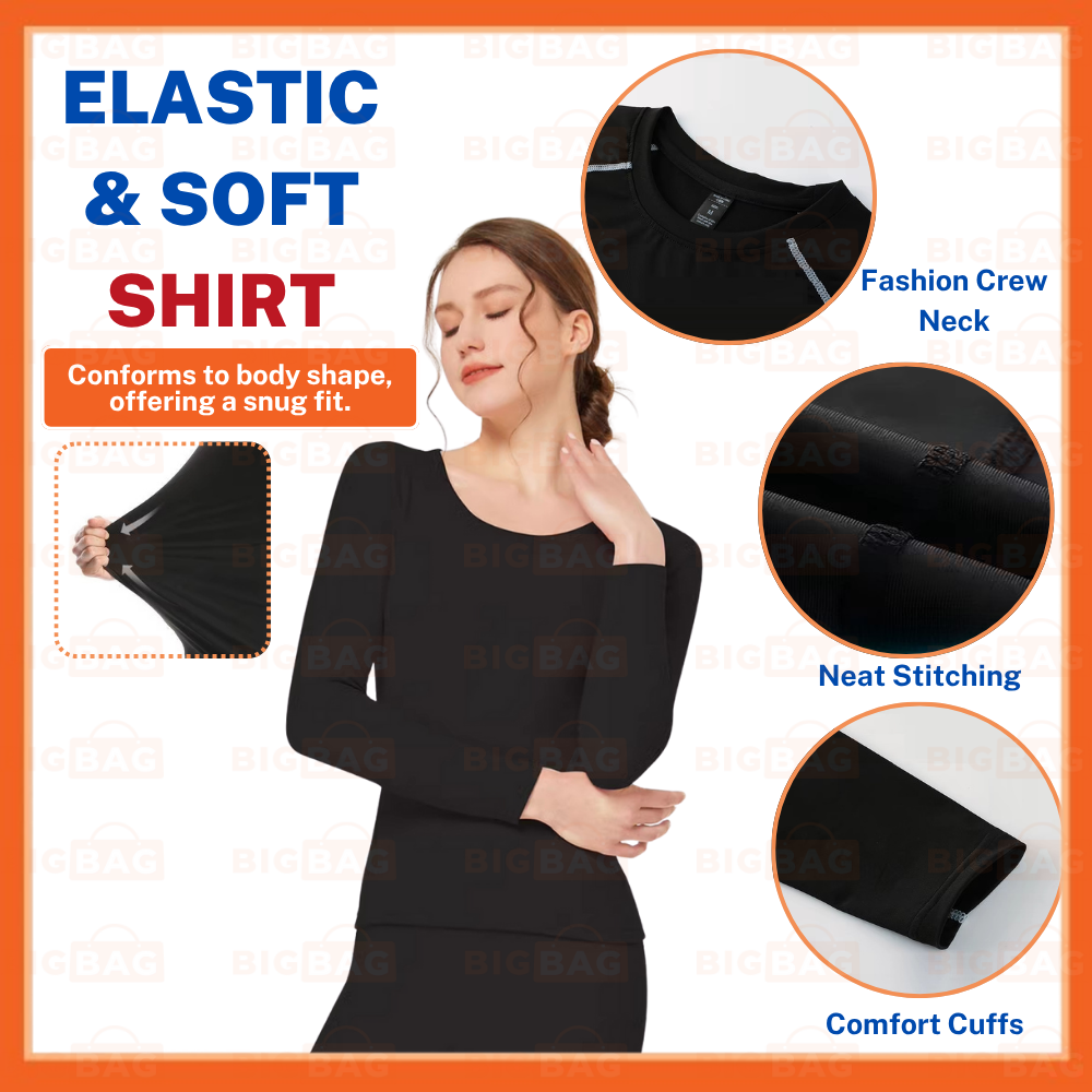 2PCS Thermal Wear Woman Long John Woman Winter Clothes For Women ...