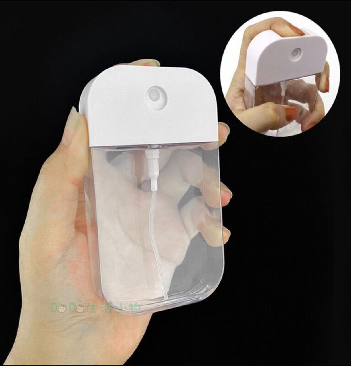 Portable Travel Card Spray Bottle Sanitizer45ml Botol kosong plastik ...