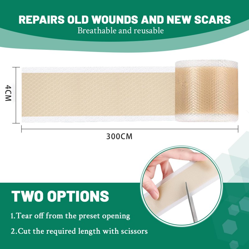 Silicone Scar Sheets Surgery Scar Removal Silicone Gel Sheet Scar Patch ...