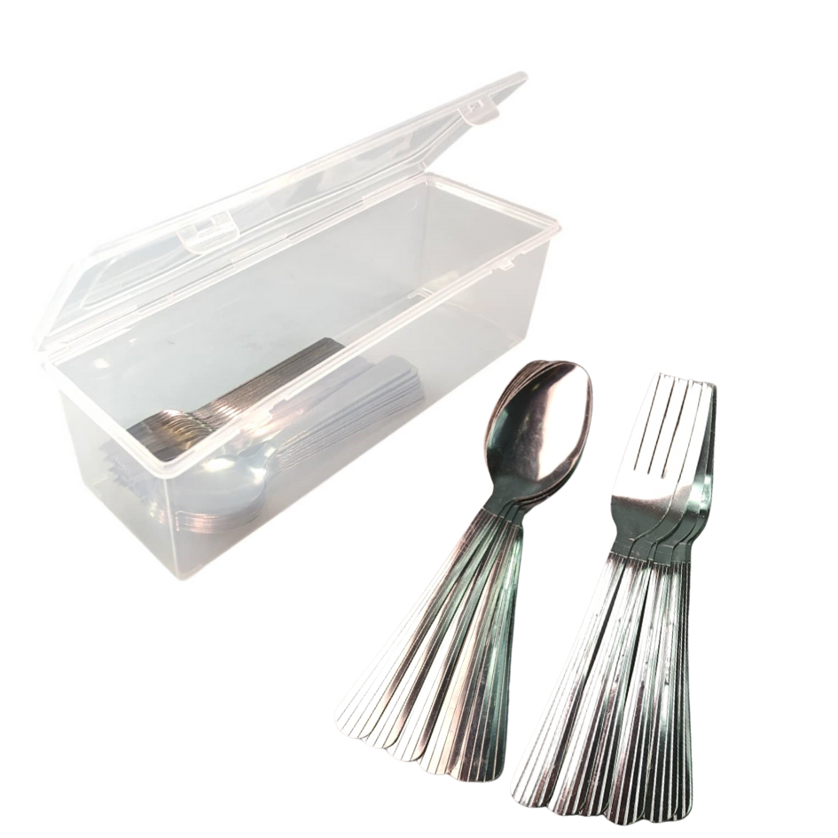 12'S NORDIC INS-STYLE STRIPED STAINLESS STEEL SPOON/FORK/RESTAURANT ...