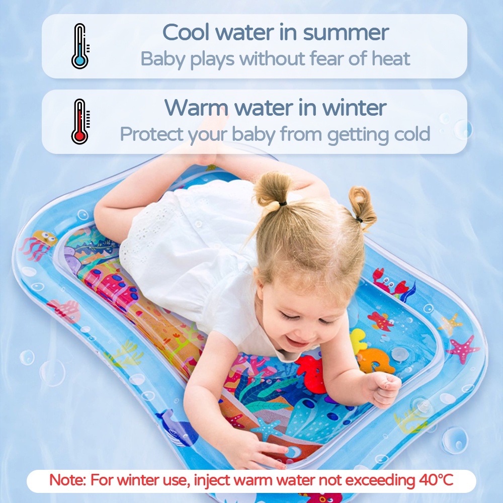 Momo House Inflatable Water Play Mat - Encourage Baby Development ...