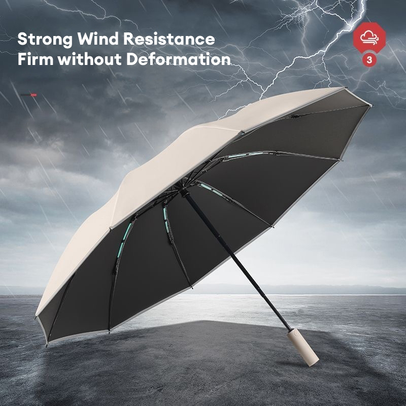 Automatic Foldable Umbrella (UPF50+) - Extra Large UV Protection & Windproof Design | Shopee ...