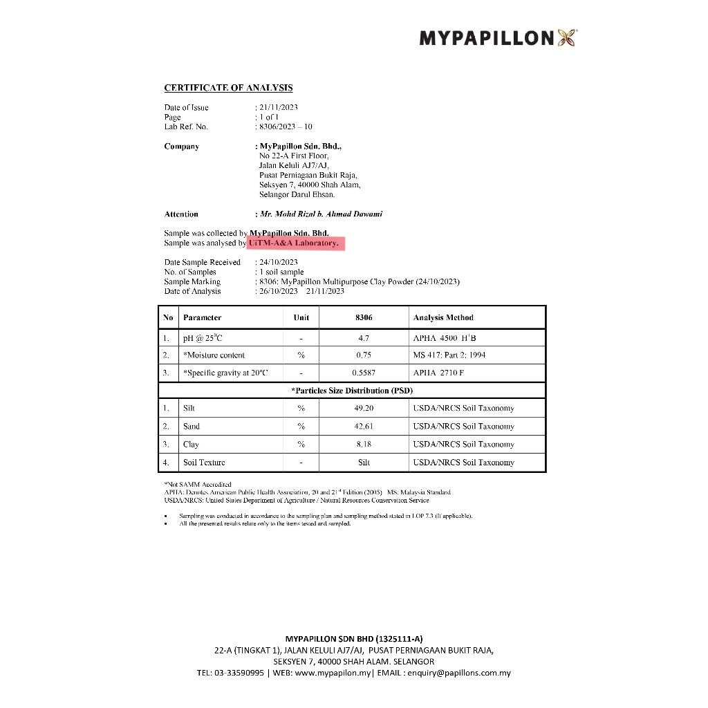 PERKAKAS RUMAH - DEBU TANAH LIAT SAMAK SERTU 300 GRAM (LOOSE PACK ...