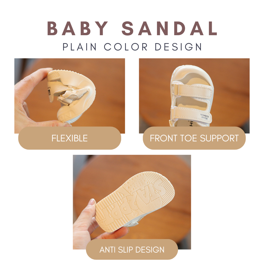Kasut Raya Baby Unisex 6M-5Y Move Fashion Kids Sandal Soft Anti Slip ...