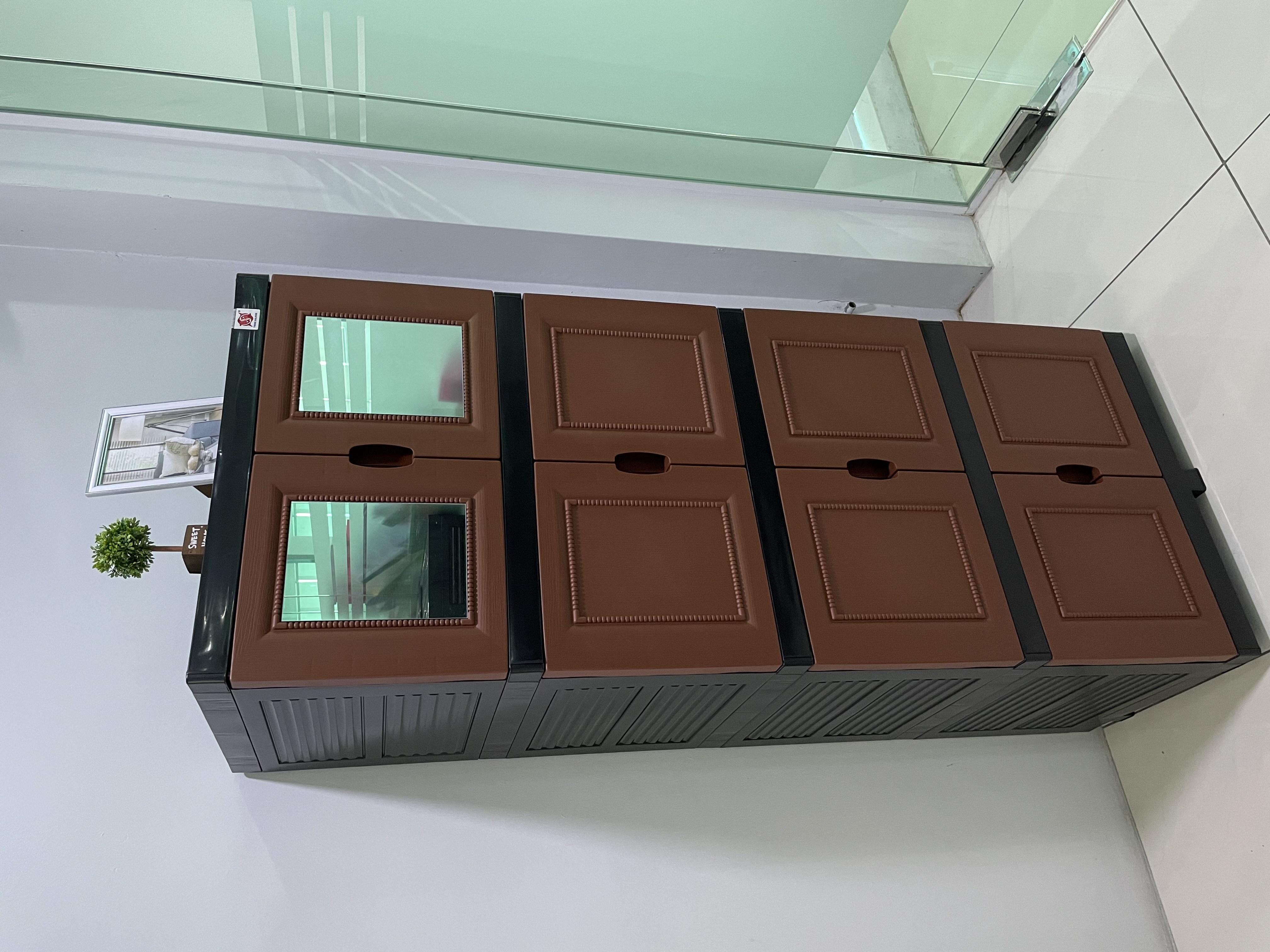 4 Tier Storage Cabinet (Modern Series) | Almari 4 Tingkat (Siri Moden ...