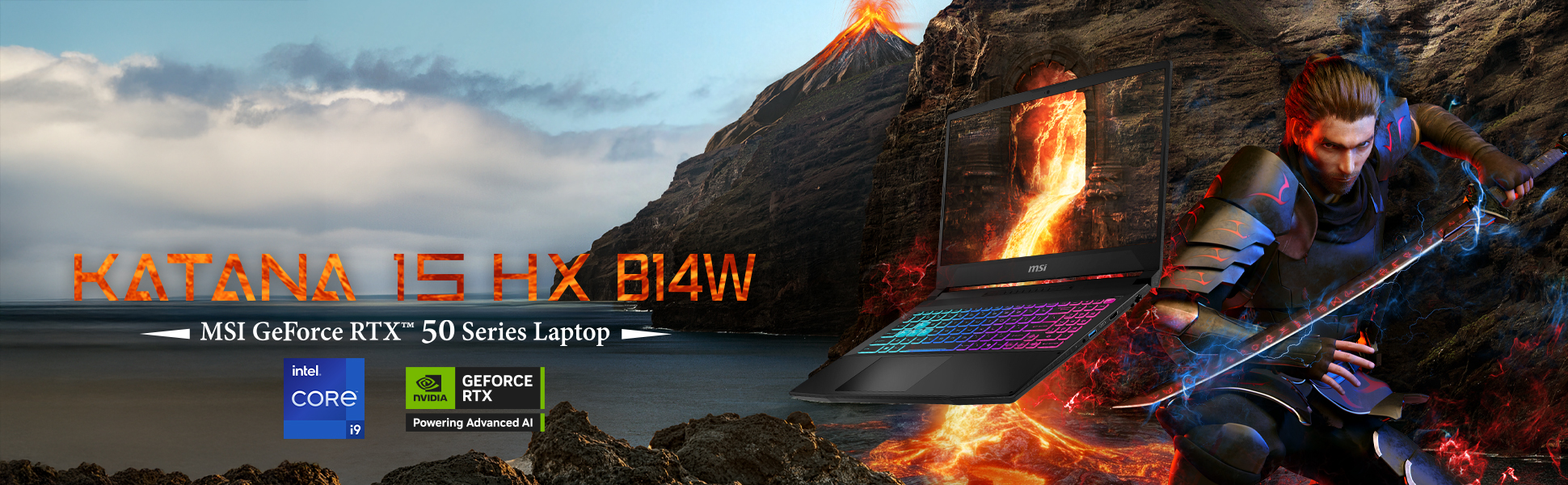 MSI Katana 15 HX B14WEK 435 (15.6" QHD IPS 165Hz/i7-14650HX/16GB DDR5/512GB SSD/RTX5050/Win11/2Y ...