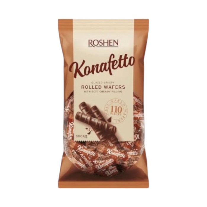 Black Konafetto – Rich Chocolate Crispy Wafers, Indulgent Snack ...