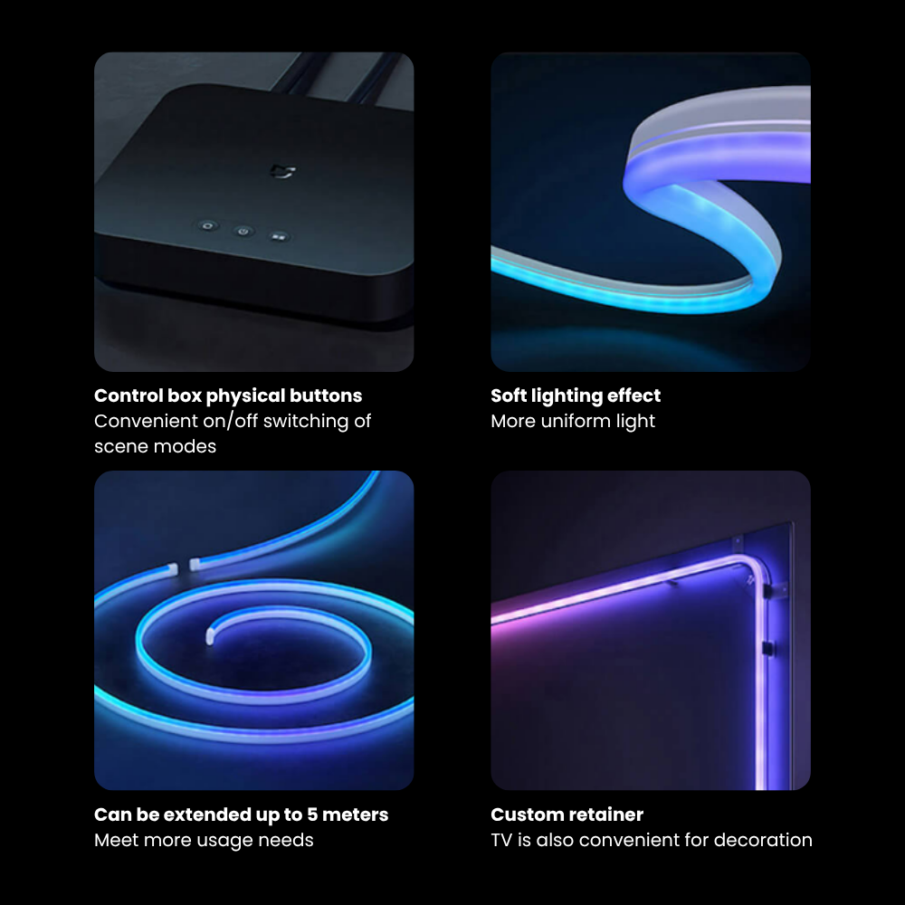 Xiaomi Smart Lightstrip Pro RGB Gaming Light Effect Intelligent Linkage ...