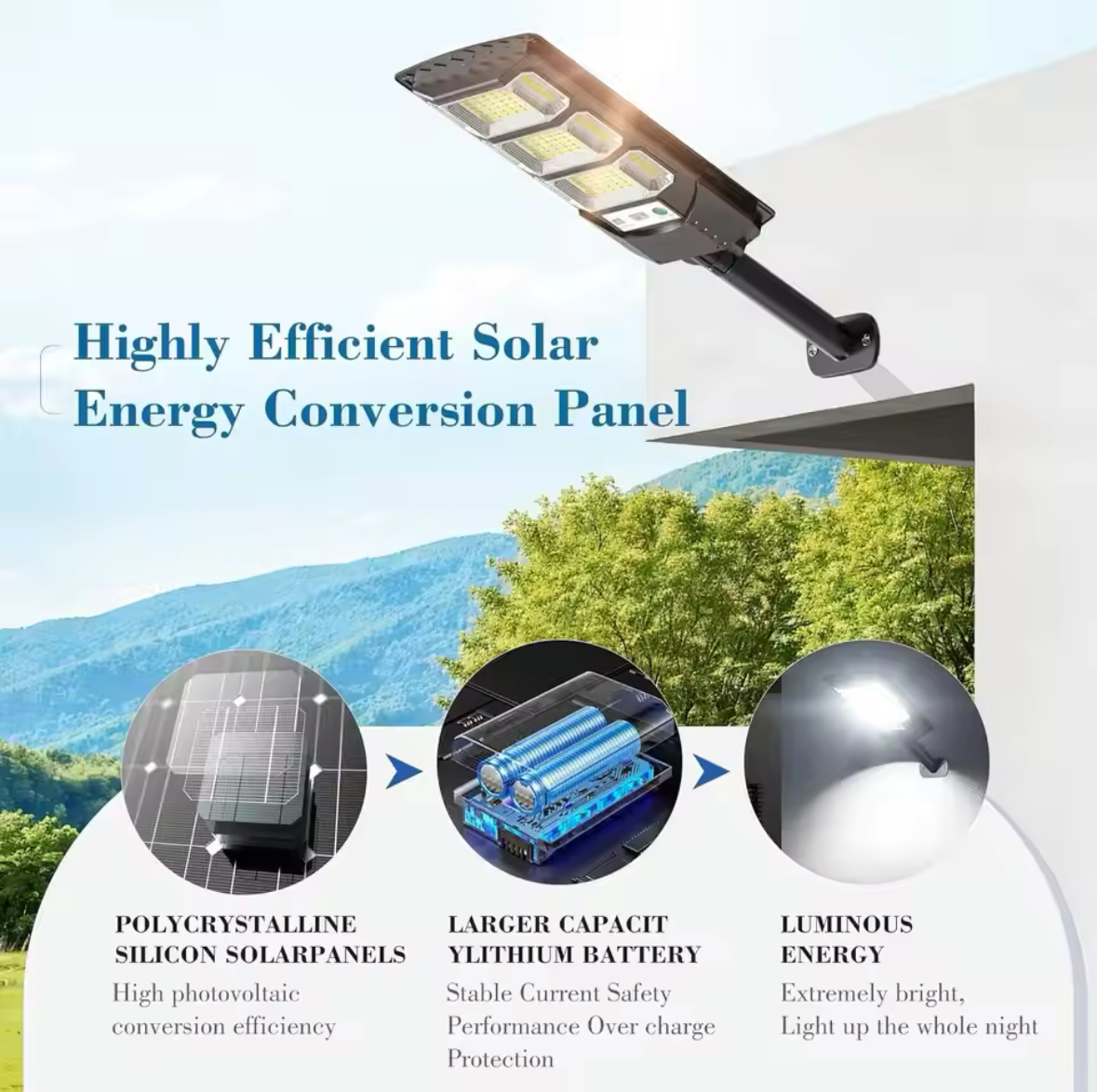 MG Lampu Solar Outdoor Waterproof Solar Light Outdoor Lighting IP67 ...