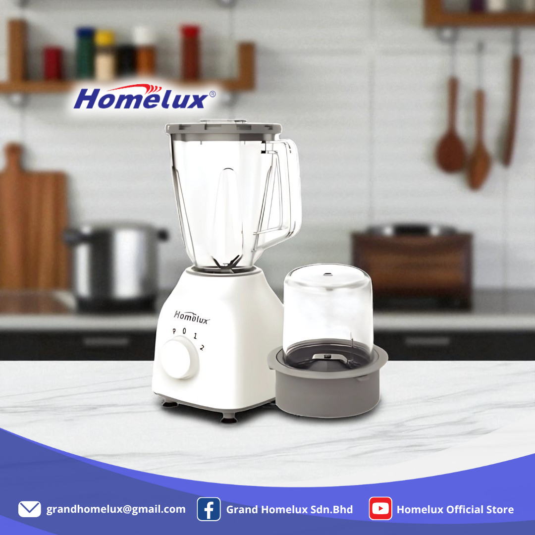 HOMELUX HOUSEHOLD FOOD BLENDER AND DRY MILL WITH GRINDER HB SERIES HB ...