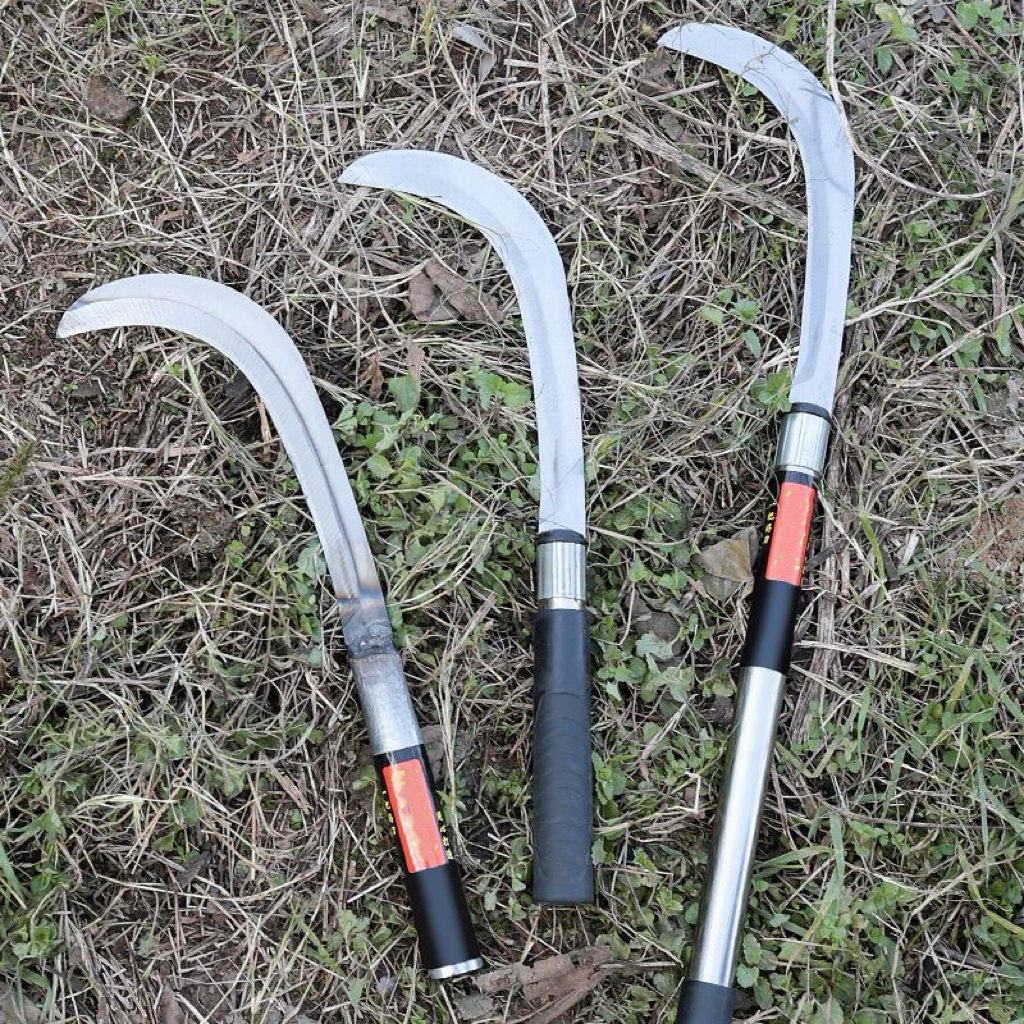 High manganese steel sickle lancet mowing knife machete banana cutting ...